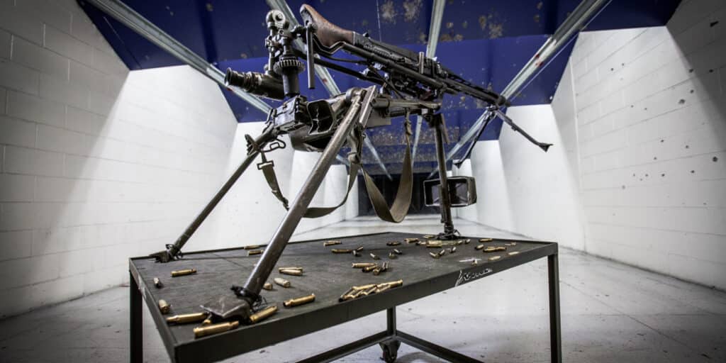 Shoot An MG42 Machine Gun In Vegas | Indoor Gun Range