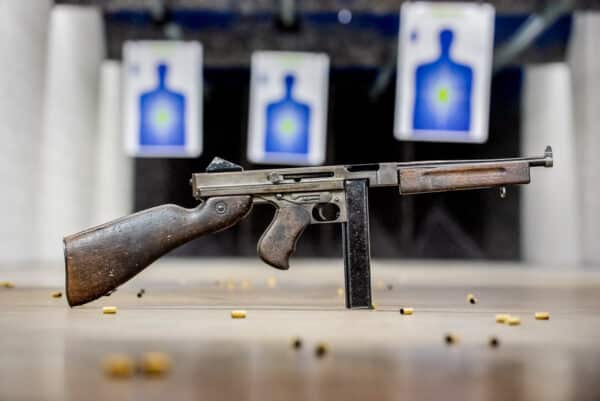 Shoot a Thompson Machine Gun in Las Vegas | The Range 702